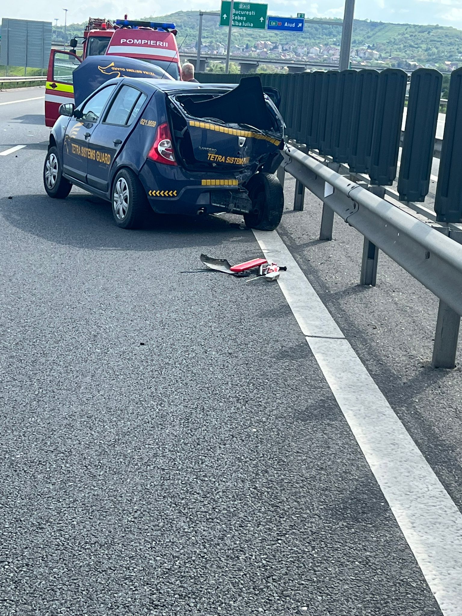 RefleqtMedia | Accident pe A10 Aiud Turda