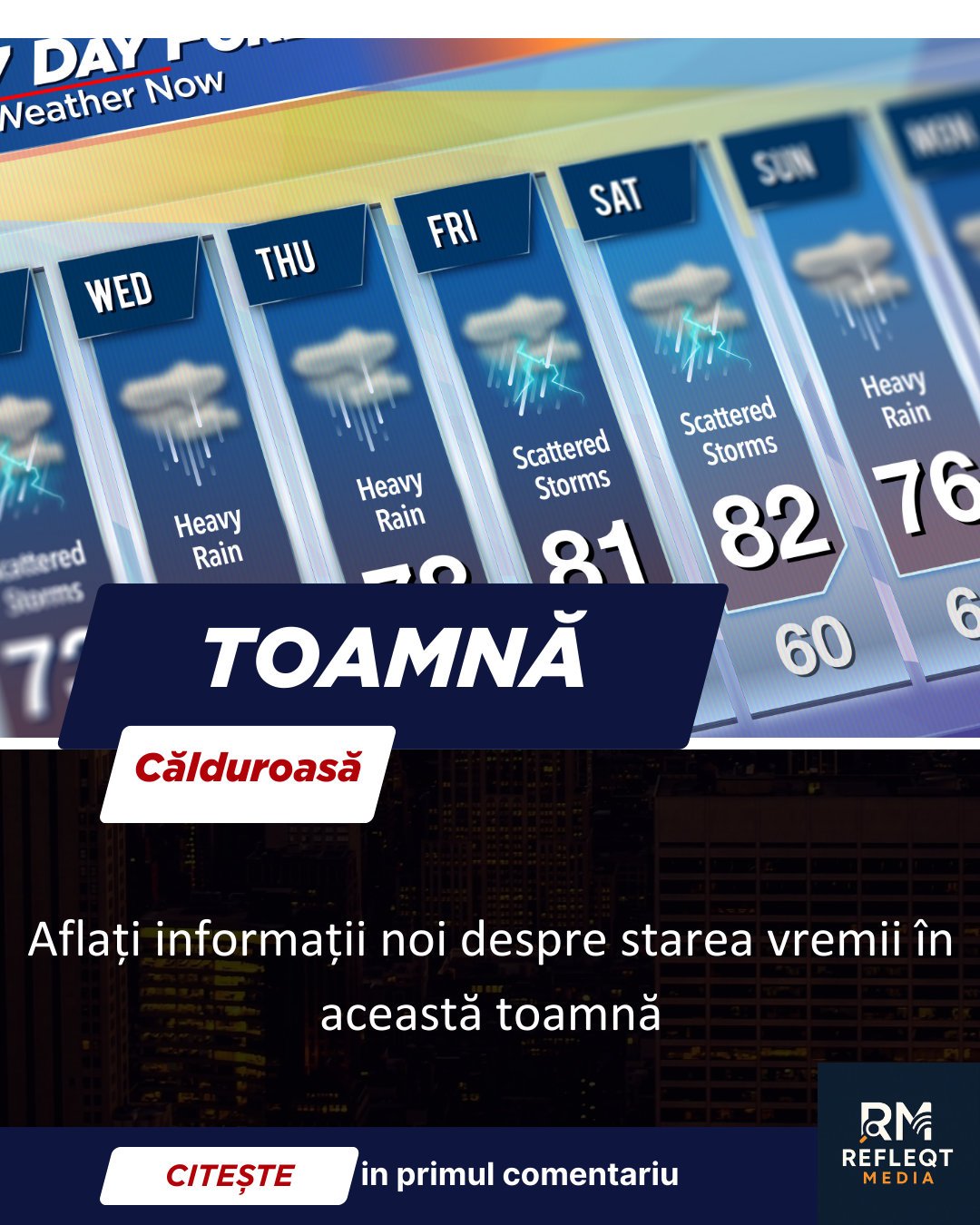 RefleqtMedia | Vremea în septembrie: prognoza pentru toamna 2025 în România