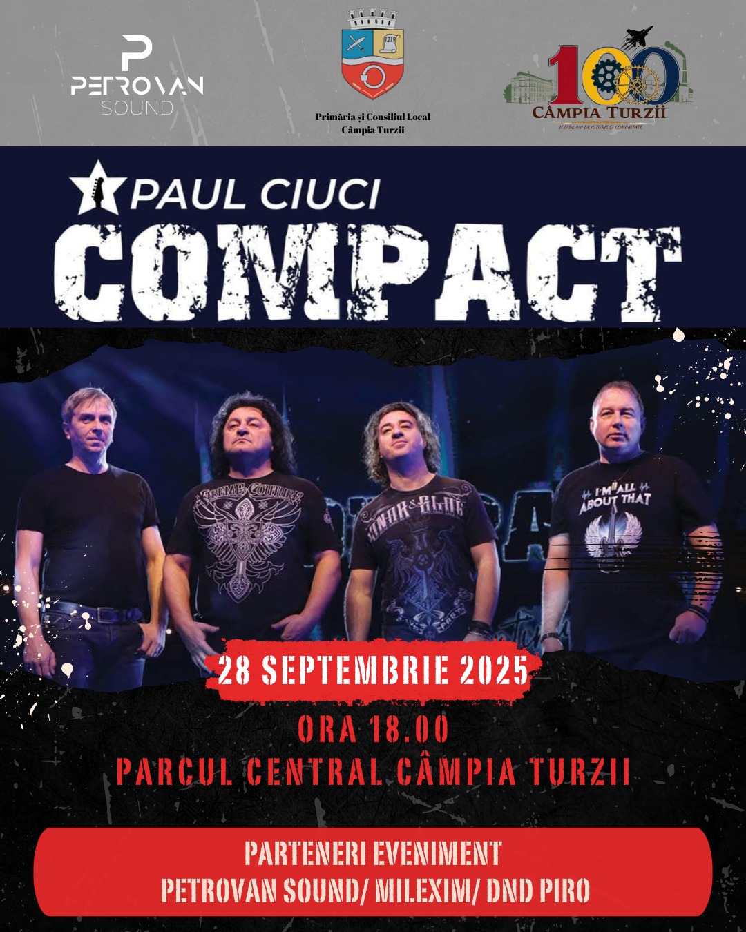 RefleqtMedia | „Rock the Centenar: Paul Ciuci & COMPACT LIVE la Câmpia ...